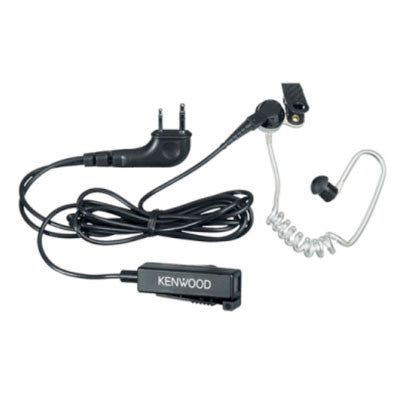 Kenwood KHS-8BL, 2-Wire Palm Mic w/Earphone (Black) – A-Beep